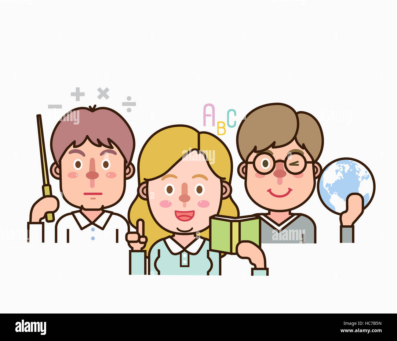 Portrait of teachers Stock Photo - Alamy