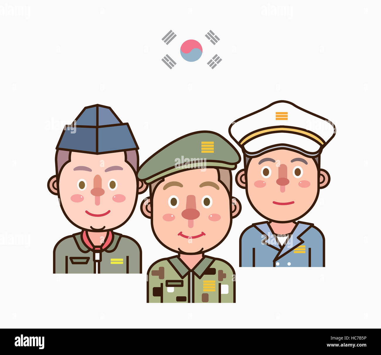Portrait of soldiers Stock Photo - Alamy