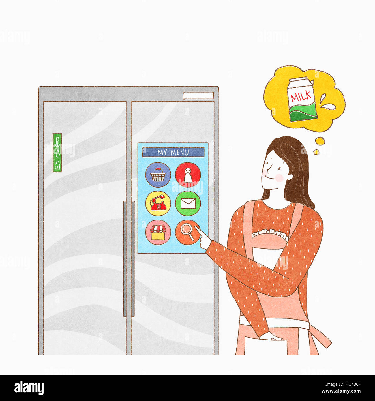 Lifestyle of high technology society Stock Photo - Alamy