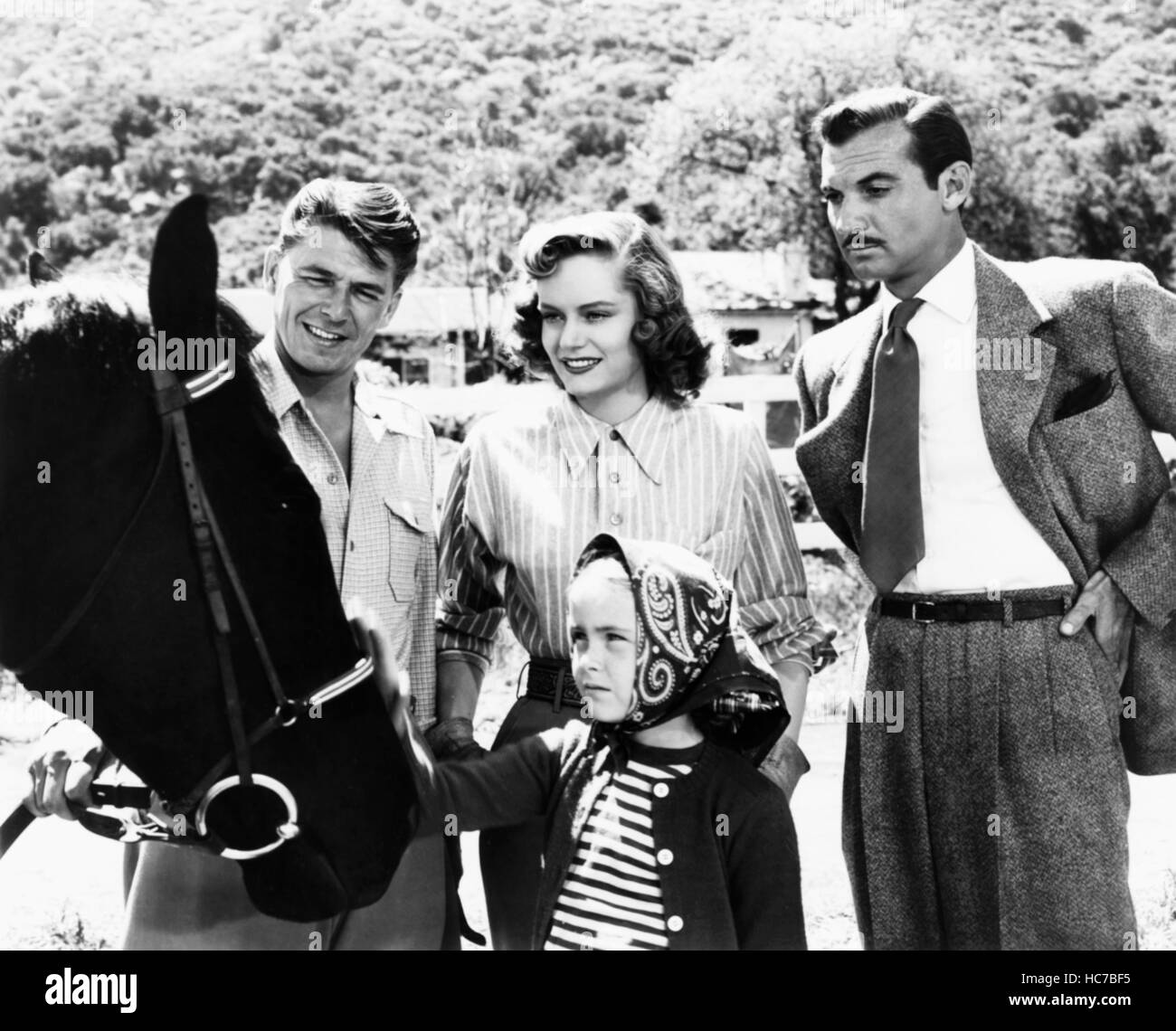 STALLION ROAD, from left: Ronald Reagan, Alexis Smith, Patti Brady ...