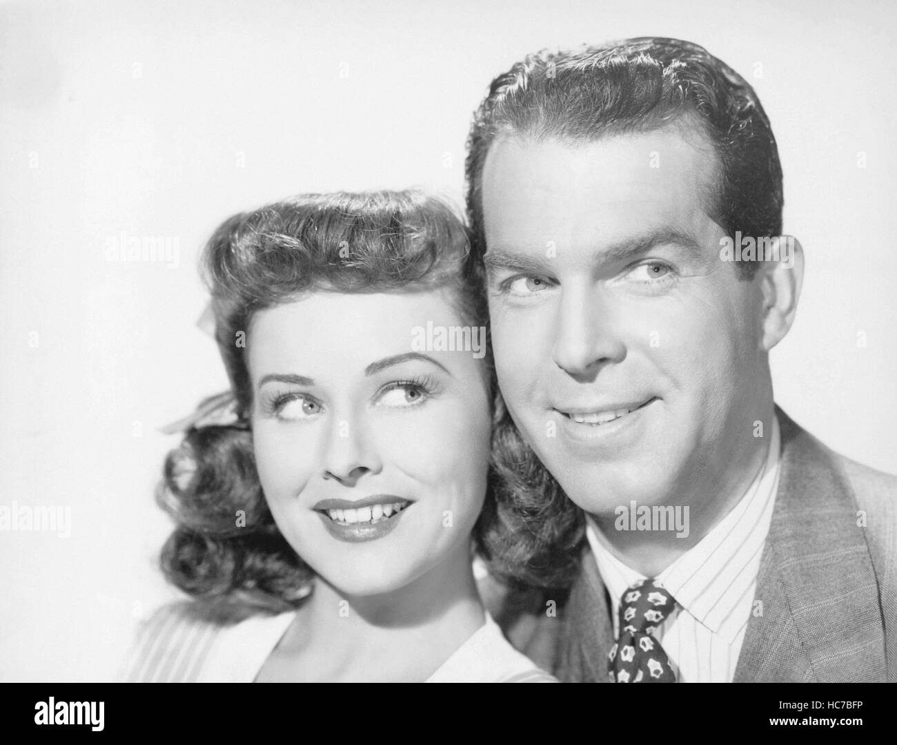 STANDING ROOM ONLY, from left: Paulette Goddard, Fred MacMurray, 1944 ...