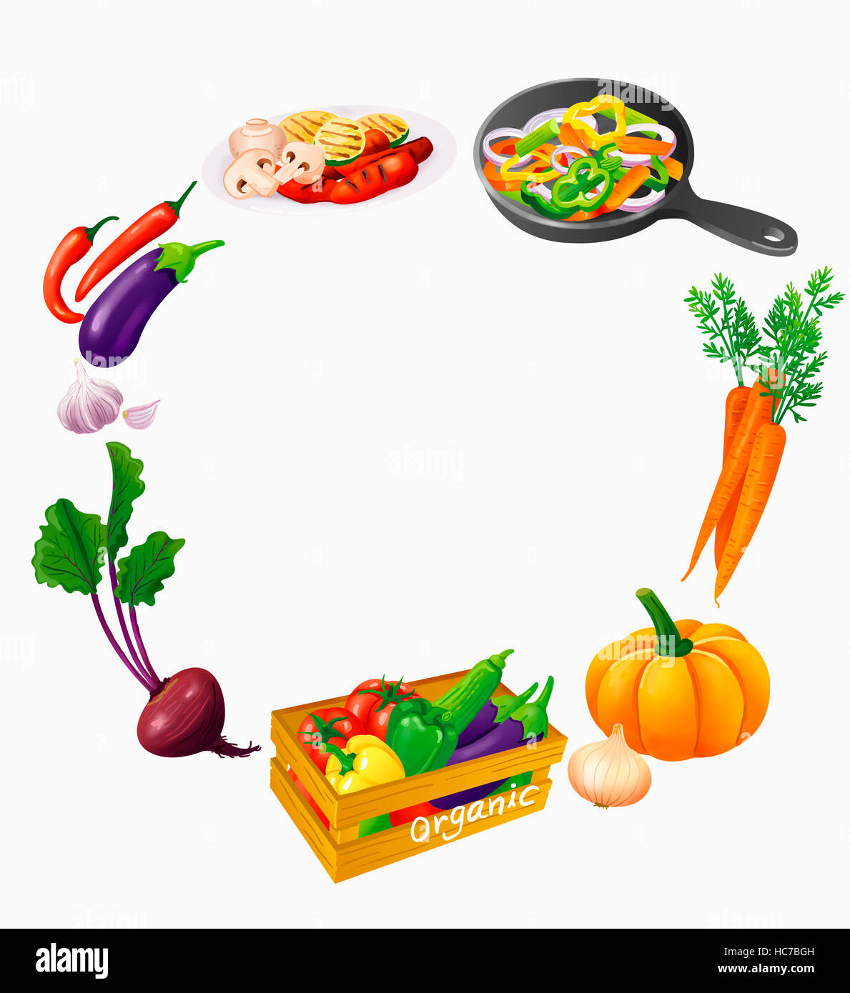 Various organic vegetables Stock Photo - Alamy