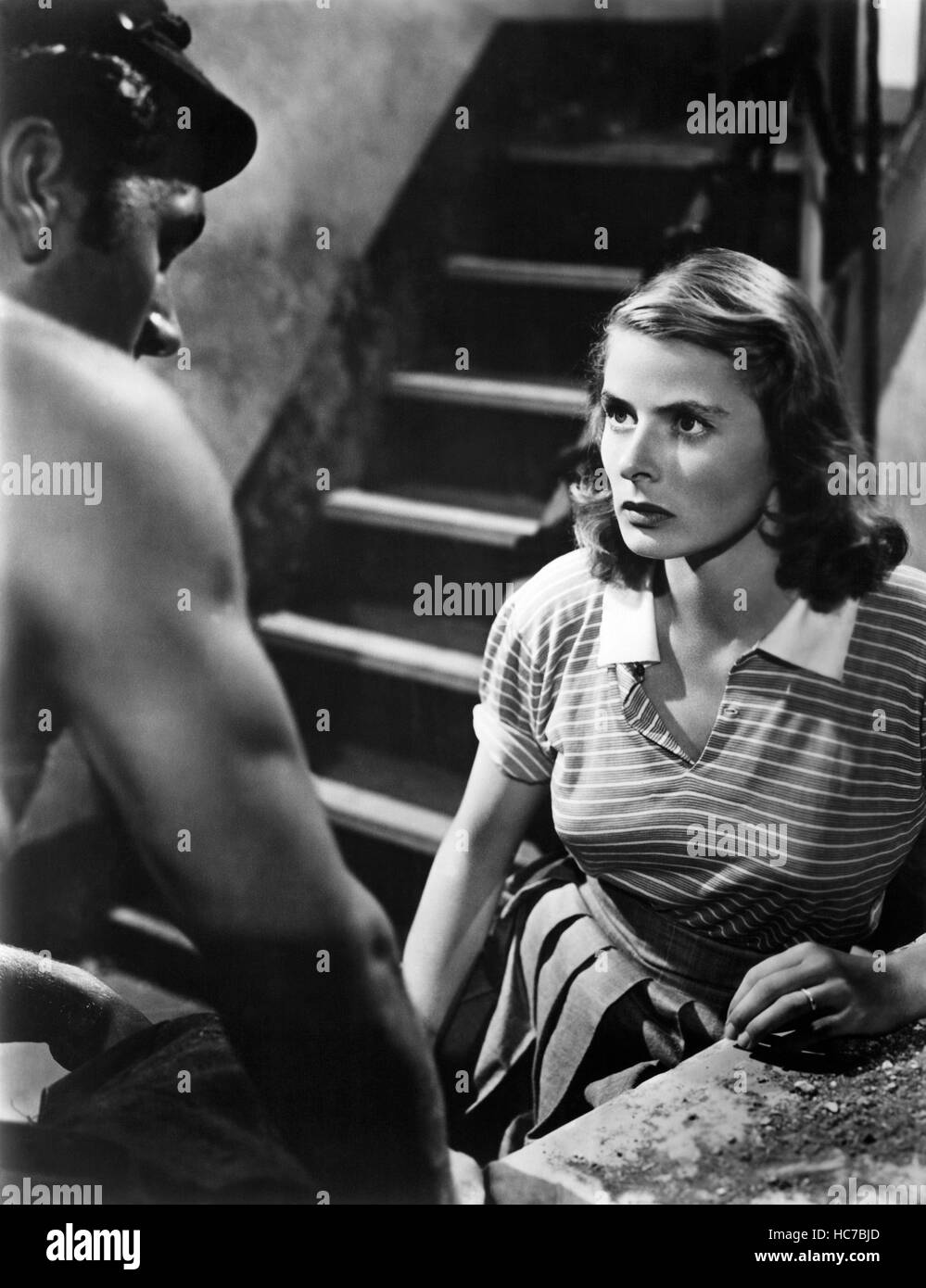 STROMBOLI, Mario Vitale, Ingrid Bergman, 1950 Stock Photo - Alamy