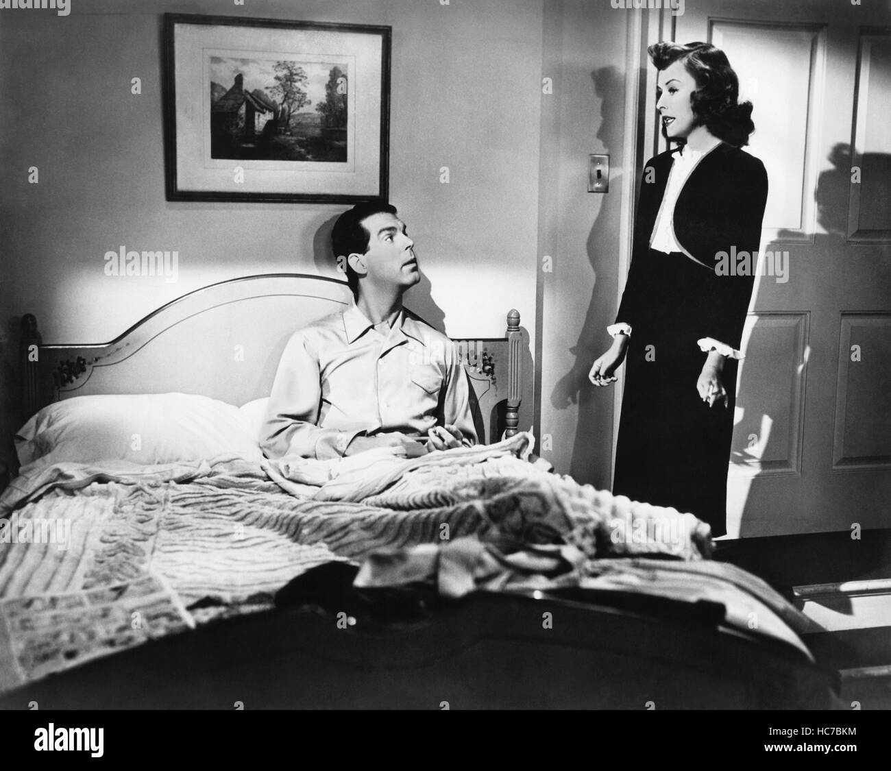 STANDING ROOM ONLY, from left: Fred MacMurray, Paulette Goddard, 1944 ...