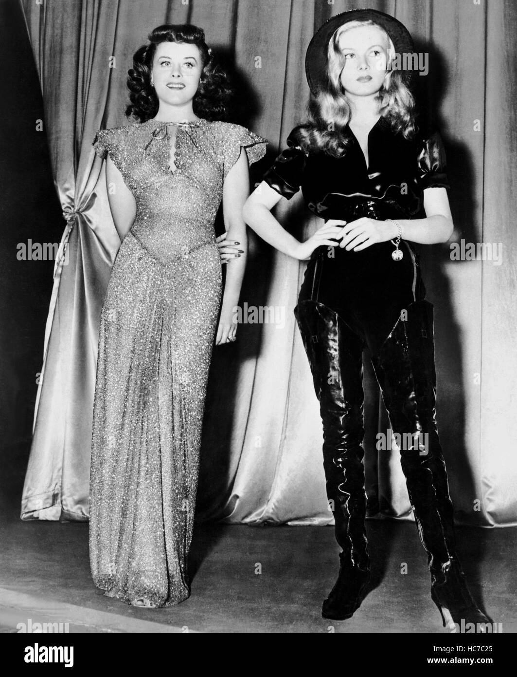 STAR SPANGLED RHYTHM, from left, Paulette Goddard, Veronica Lake, 1942 ...