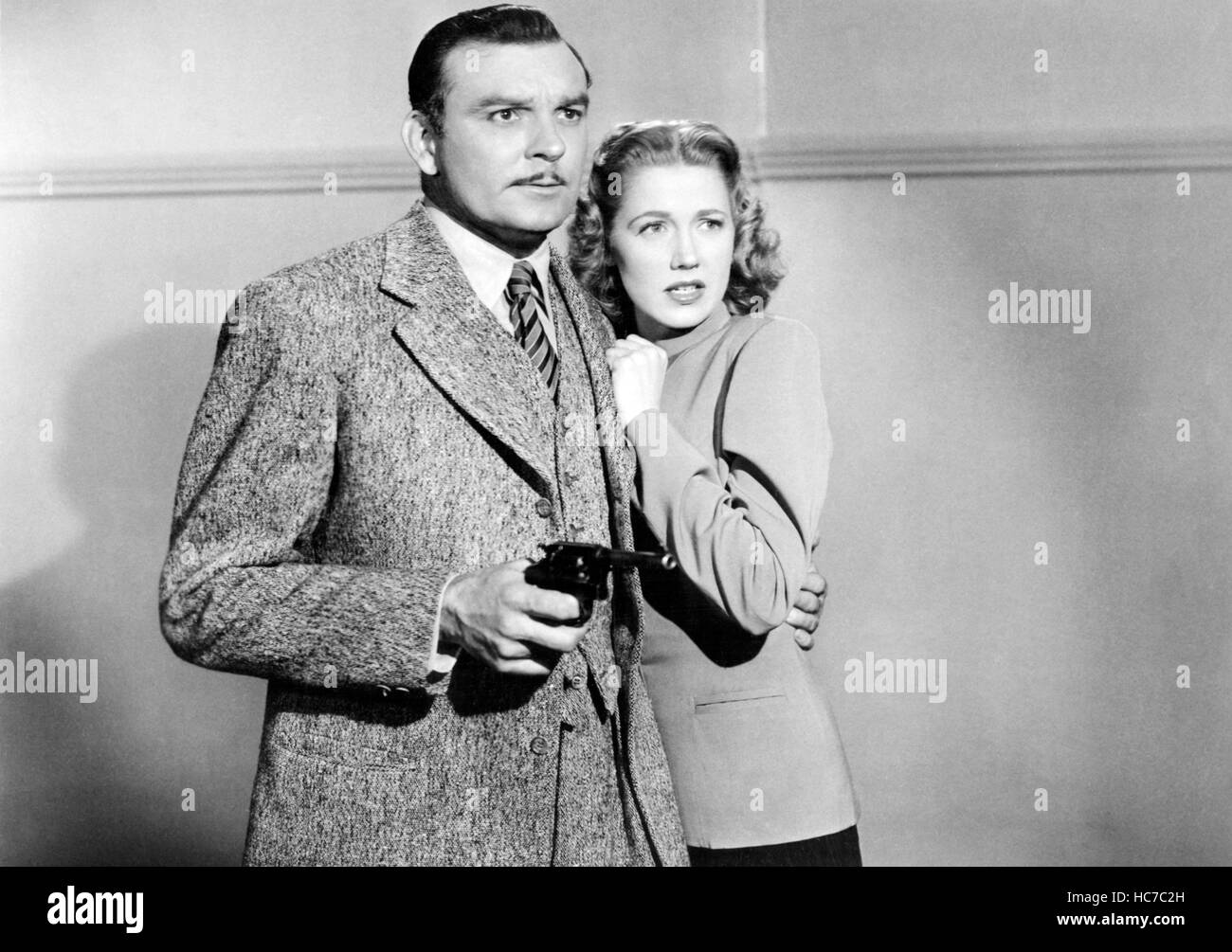 STAGE STRUCK, l-r: Ralph Byrd, Audrey Long, 1948 Stock Photo - Alamy