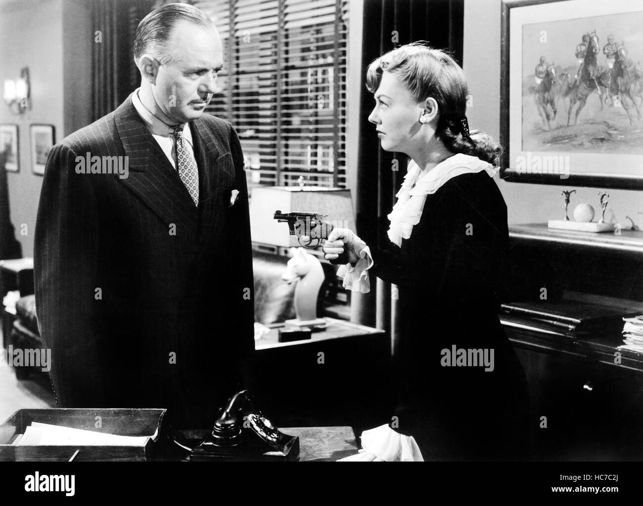 STAGE STRUCK, l-r: John Gallaudet, Audrey Long, 1948 Stock Photo - Alamy
