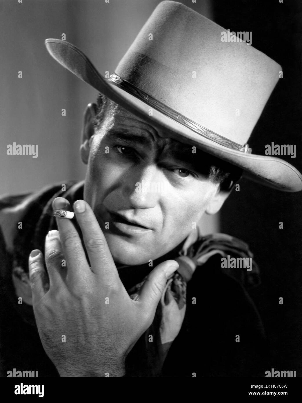 TALL IN THE SADDLE, John Wayne, 1944 Stock Photo - Alamy