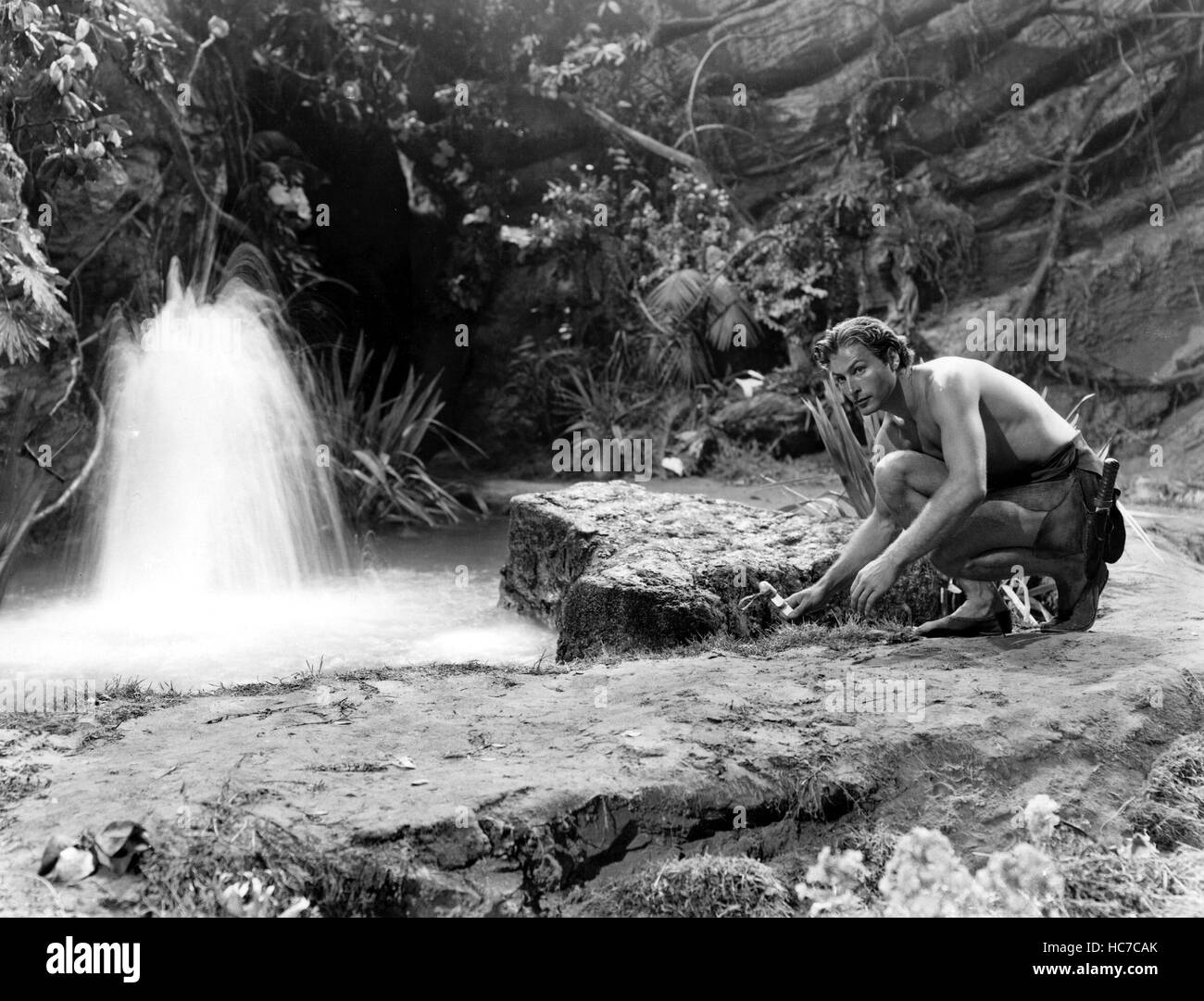 TARZAN'S MAGIC FOUNTAIN, Lex Barker, 1949 Stock Photo - Alamy
