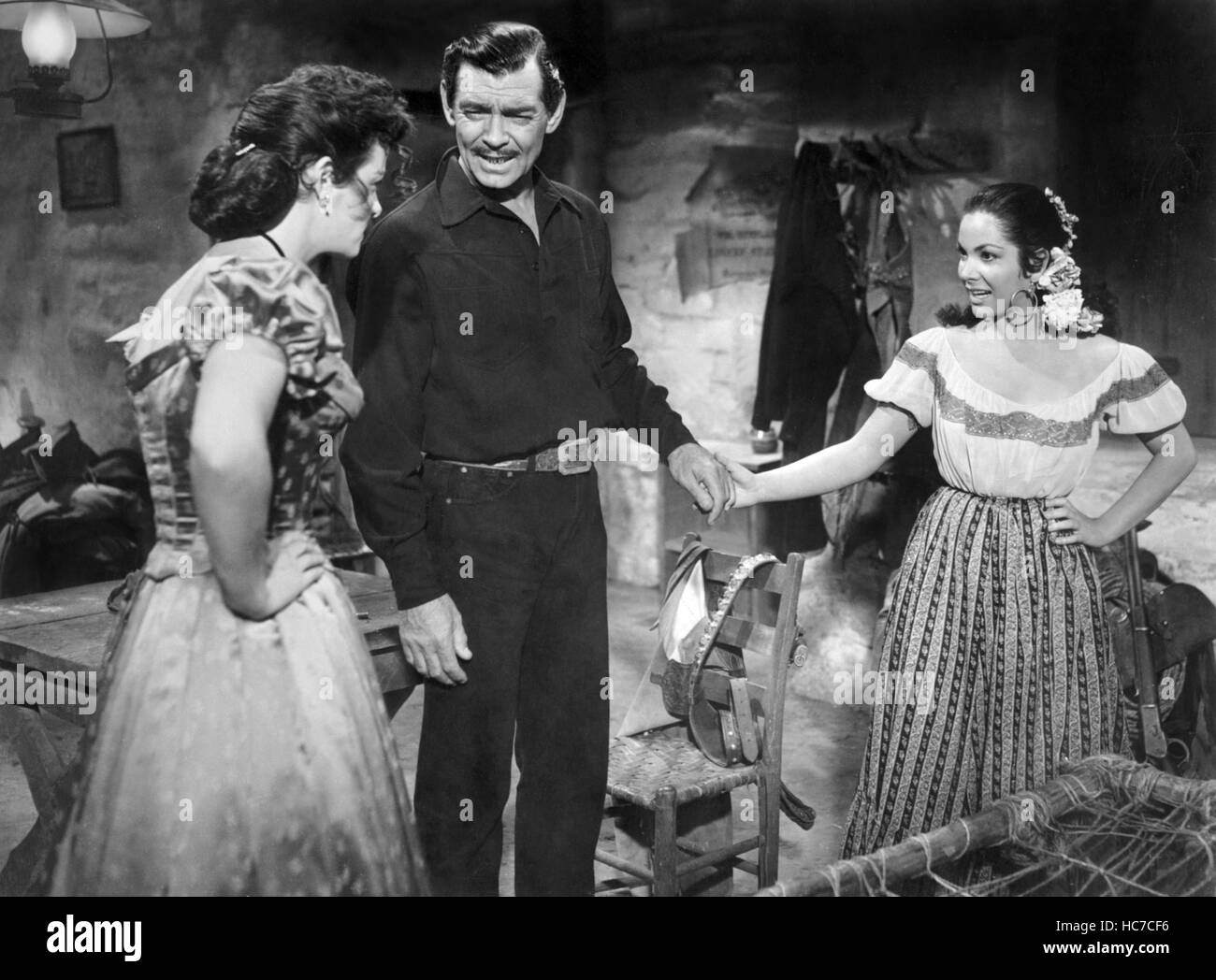 THE TALL MEN, Jane Russell, Clark Gable, Adele Lamont, 1955 Stock Photo ...