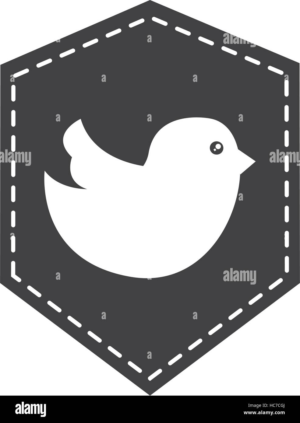 bird social media icon vector illustration design Stock Vector Image ...