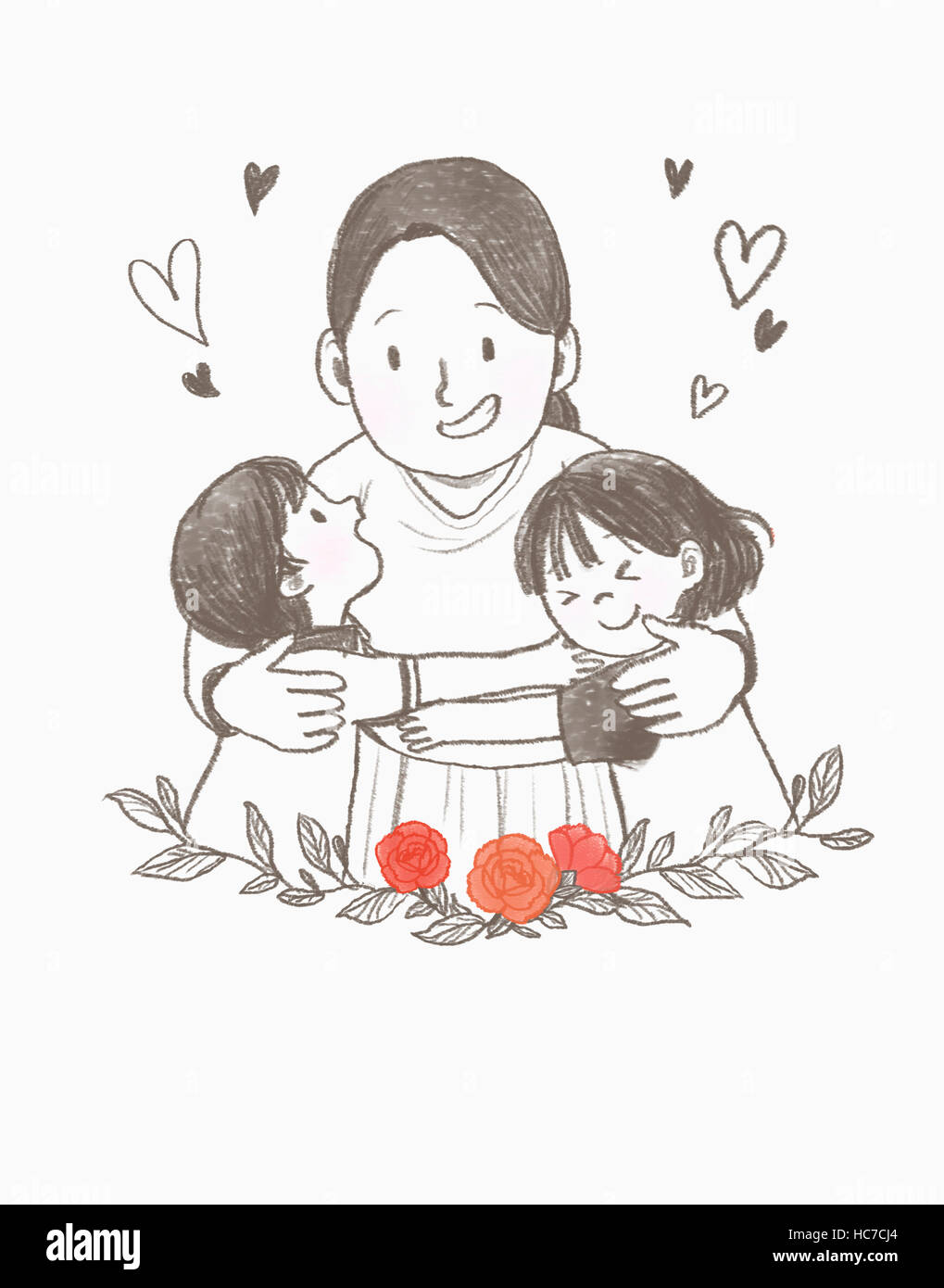 Flower parents Cut Out Stock Images & Pictures - Alamy