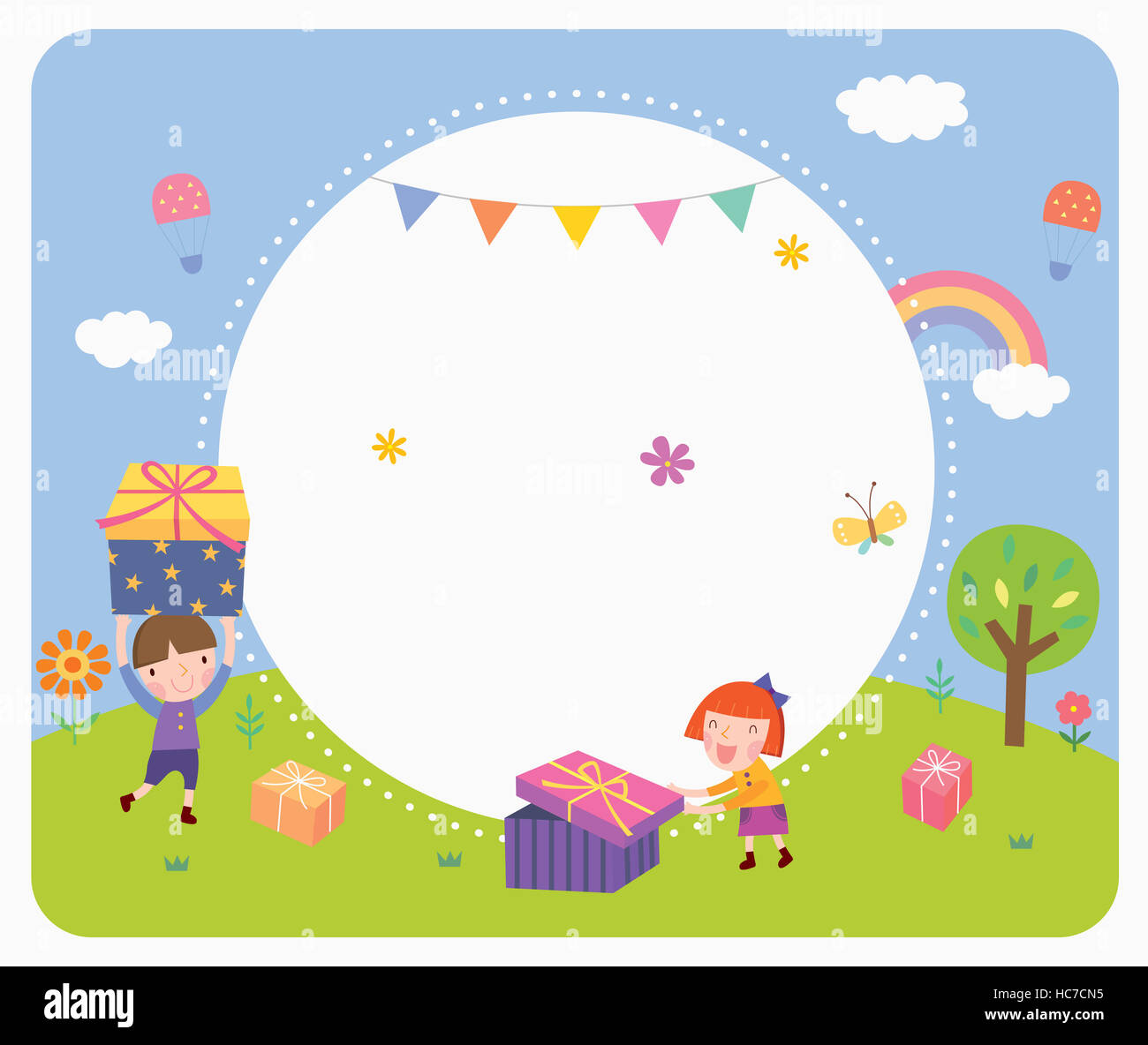 Child lifting box Cut Out Stock Images & Pictures - Alamy