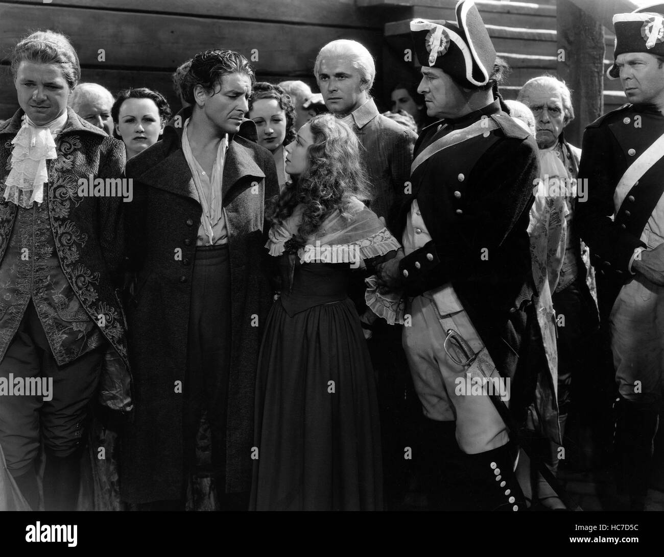 A TALE OF TWO CITIES, Ronald Colman, Isabel Jewell, 1935 Stock Photo ...