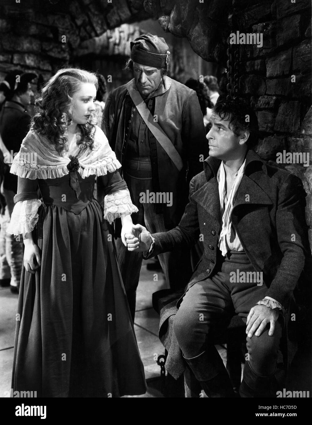 A TALE OF TWO CITIES, Isabel Jewell, Ronald Colman, 1935 Stock Photo ...