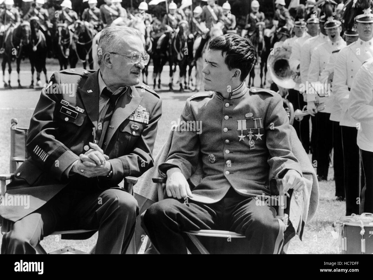 TAPS, George C. Scott, Timothy Hutton on set, 1981, TM & Copyright (c ...