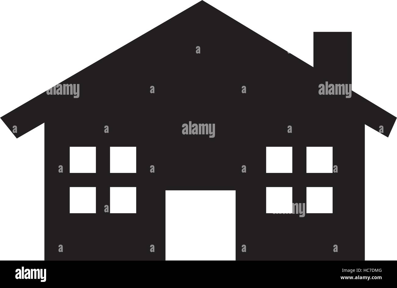 exterior house isolated icon Stock Vector Image & Art - Alamy