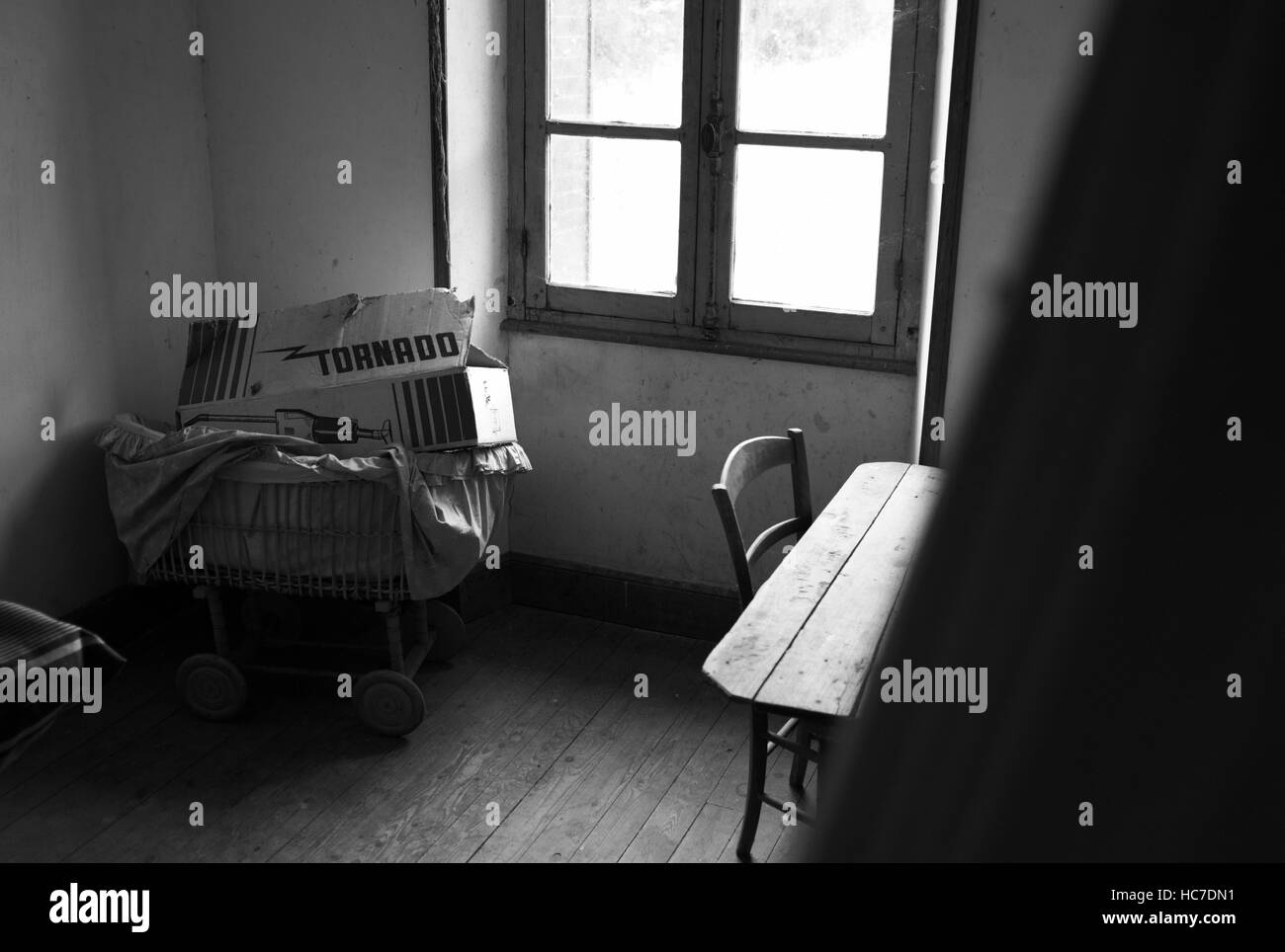 Ghost room house Black and White Stock Photos & Images - Alamy