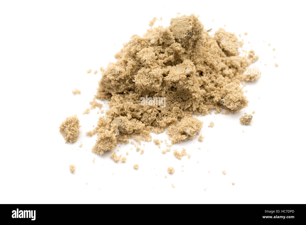 pile sand isolated on white background Stock Photo - Alamy
