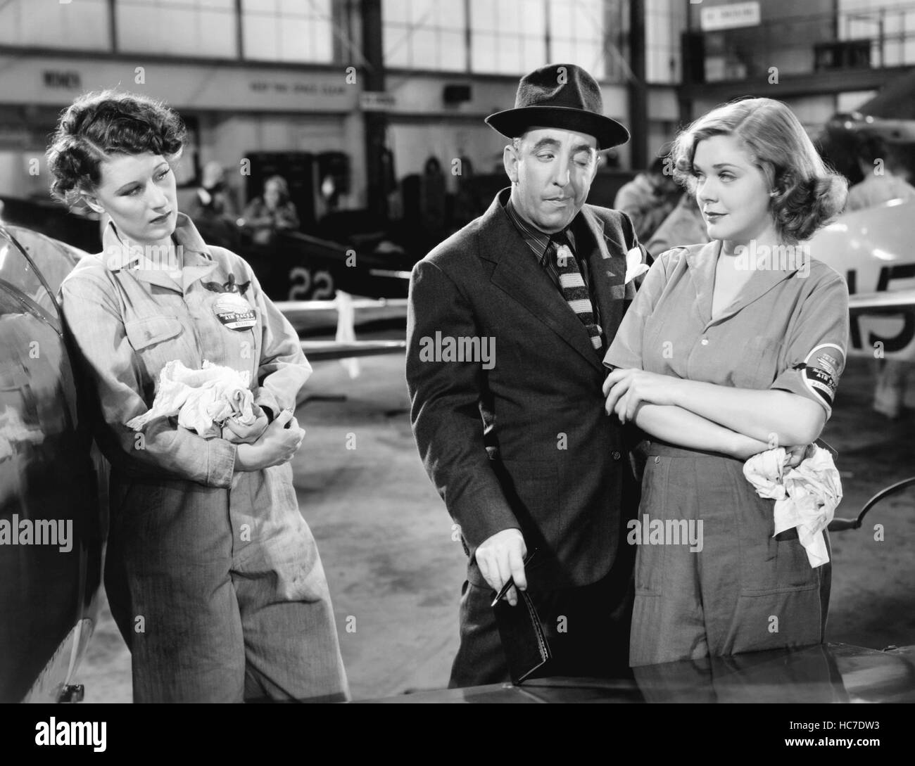 TAIL SPIN, from left: Joan Davis, Wally Vernon, Alice Faye, 1939, TM ...