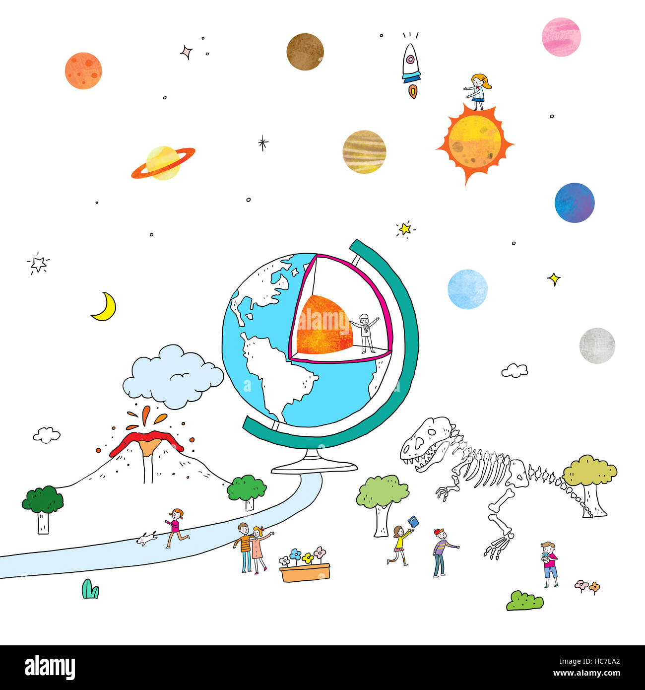 Earth size planet Cut Out Stock Images & Pictures - Alamy