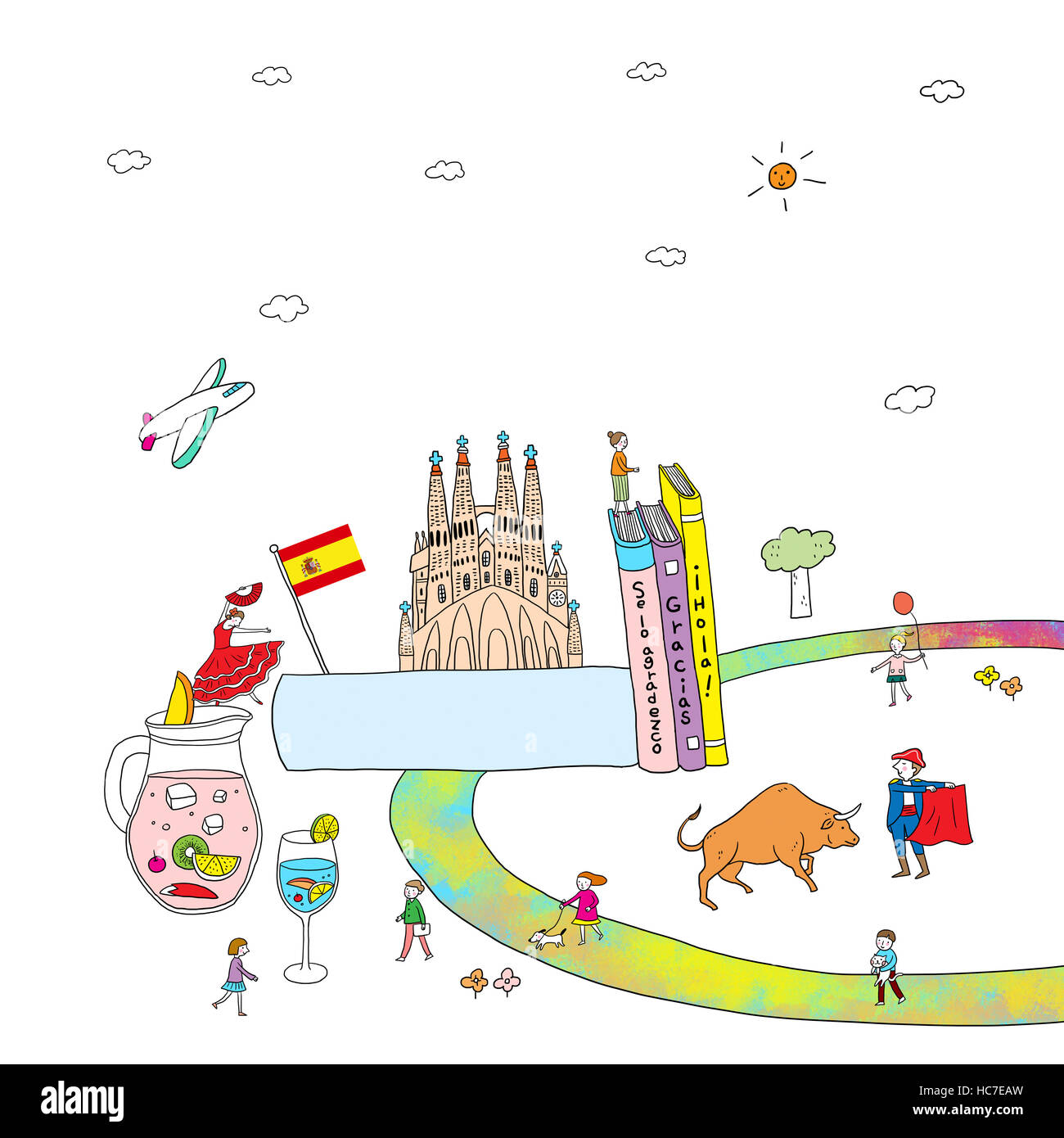 Subject of Spanish Stock Photo - Alamy