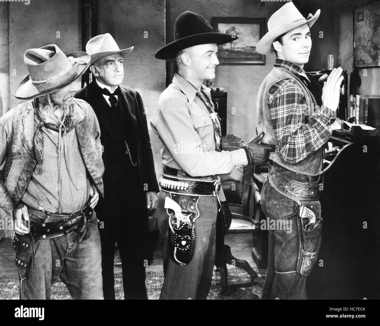 THREE MEN FROM TEXAS, from left: Andy Clyde, Morgan Wallace, William ...