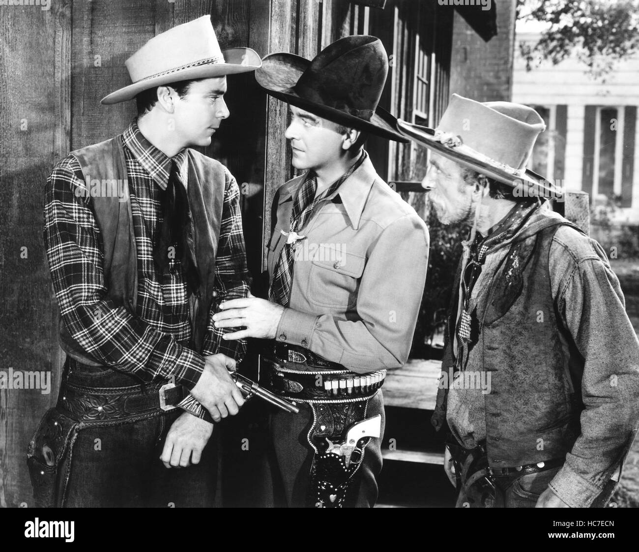 THREE MEN FROM TEXAS, from left: Russell Hayden, William Boyd, Andy ...