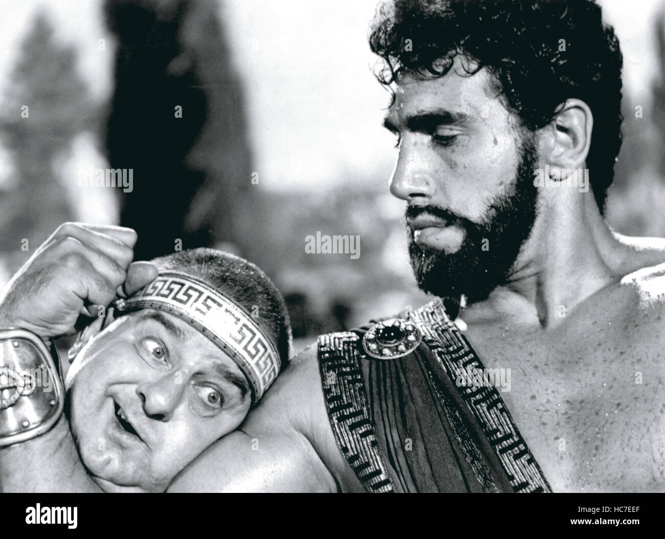 THE THREE STOOGES MEET HERCULES, Joe DeRita, Samson Burke, 1962 Stock ...