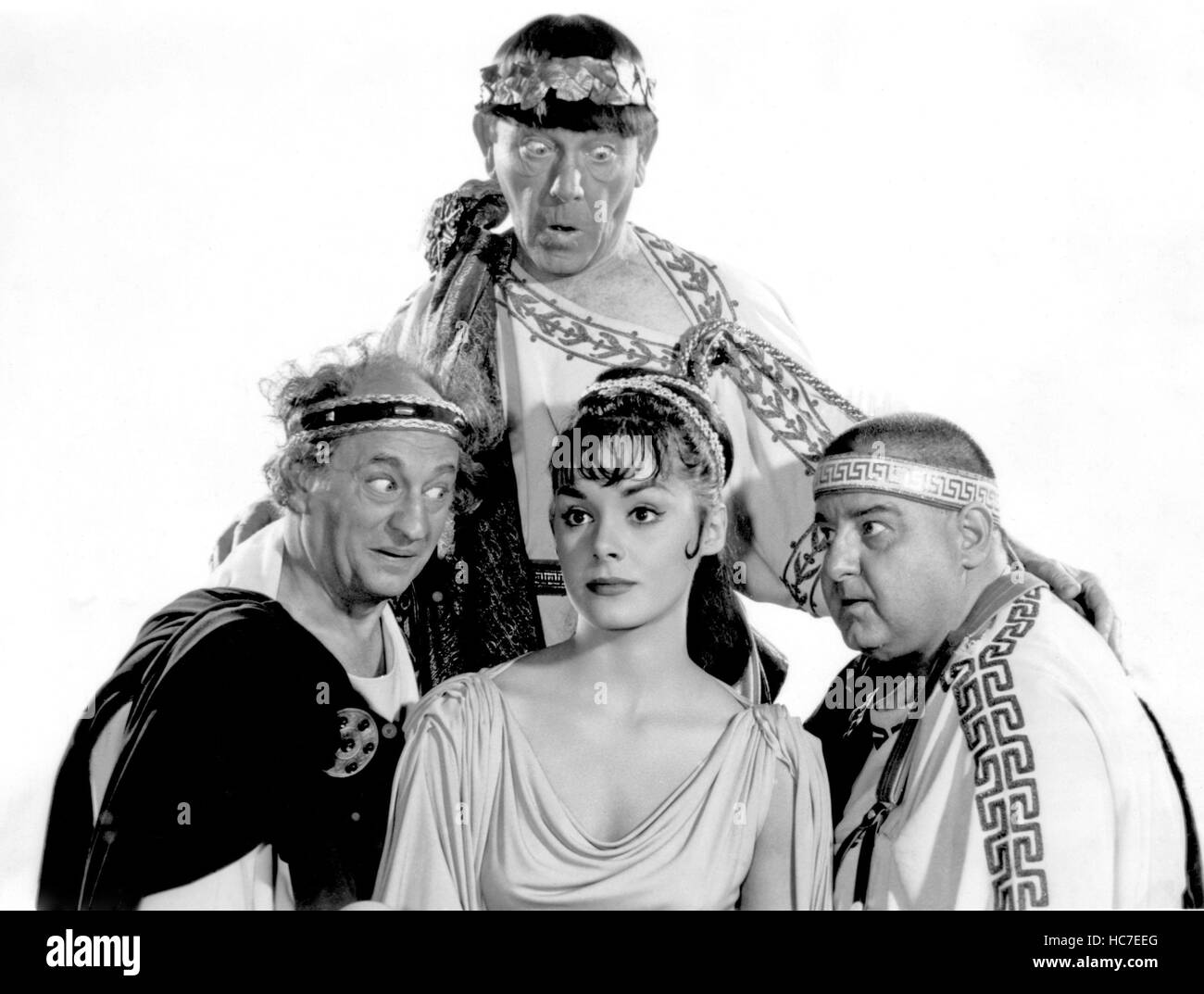 THE THREE STOOGES MEET HERCULES, Larry Fine, Moe Howard, Vicki Trickett ...