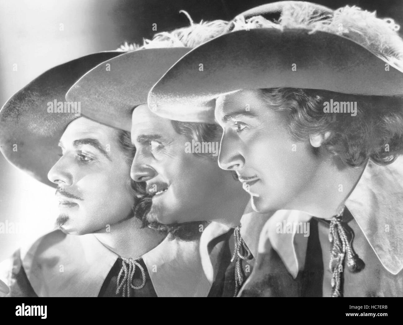 THE THREE MUSKETEERS, from left: Onslow Stevens, Moroni Olsen, Paul ...