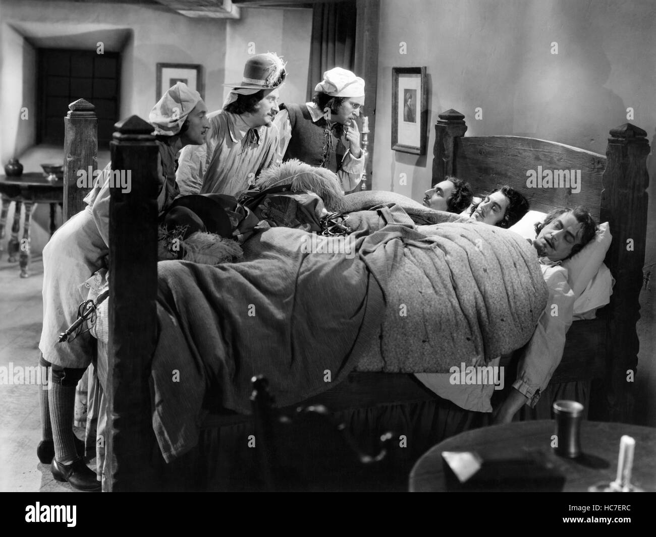 THE THREE MUSKETEERS, standing from left: Jimmy Ritz, Harry Ritz, Al ...