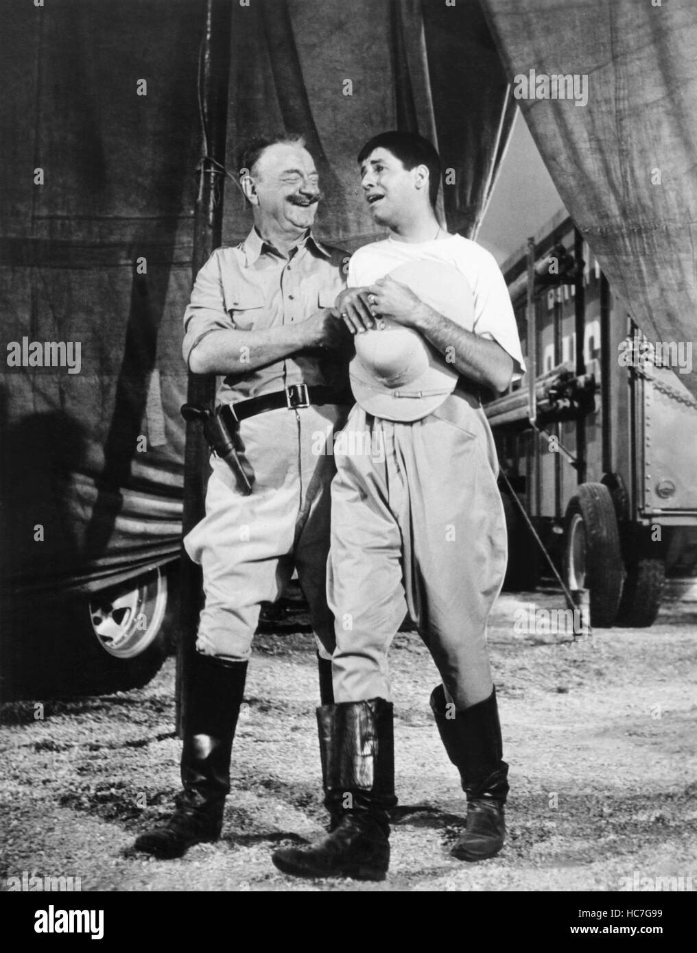 THREE RING CIRCUS, from left: Sig Ruman, Jerry Lewis, 1954 Stock Photo ...