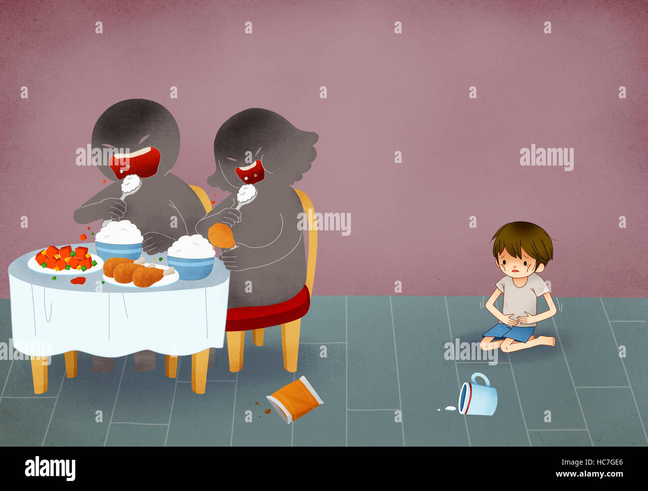Child abuse illustration hi-res stock photography and images - Alamy