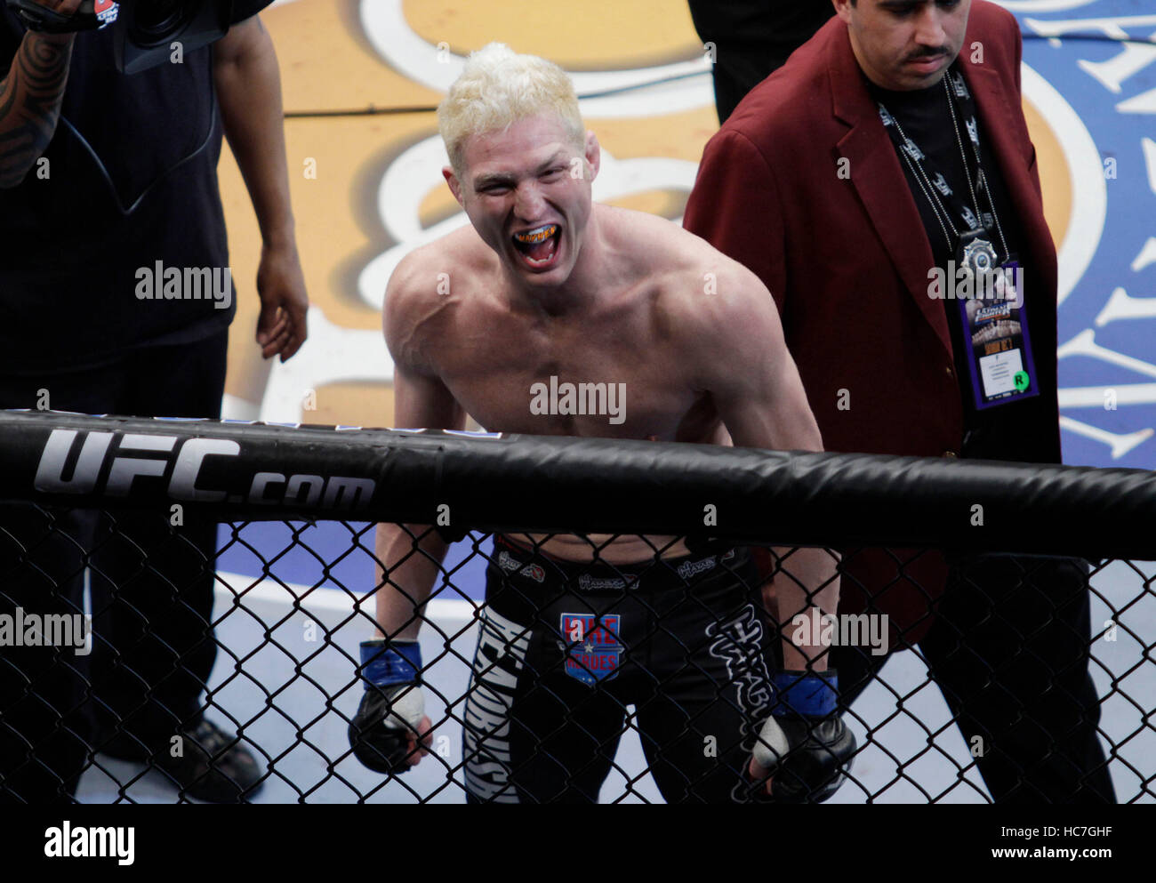 Jason Miller before his fight with Michael Bisping at The Ultimate ...