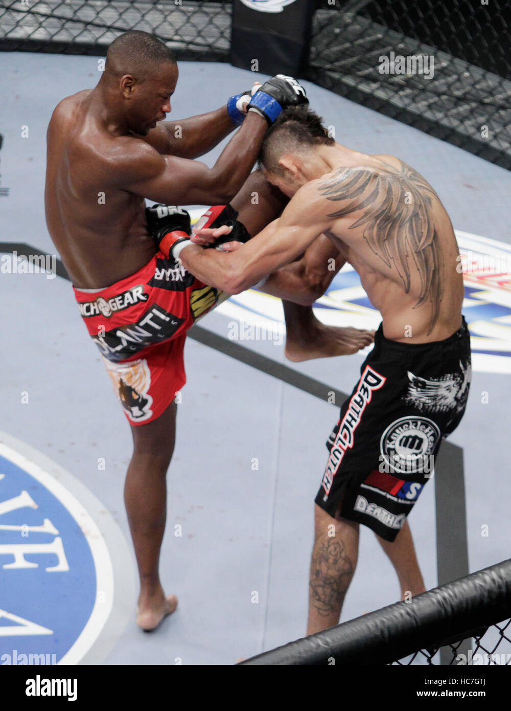 Tony Ferguson, right, fights Yves Edwards at The Ultimate Fighter 14 ...