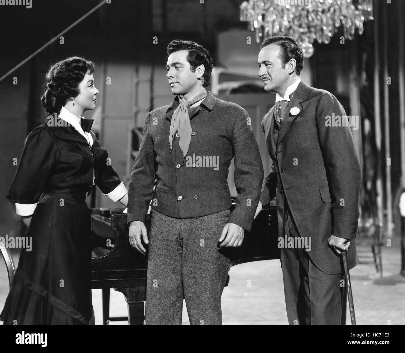 THE TOAST OF NEW ORLEANS, from left: Kathryn Grayson, Mario Lanza ...