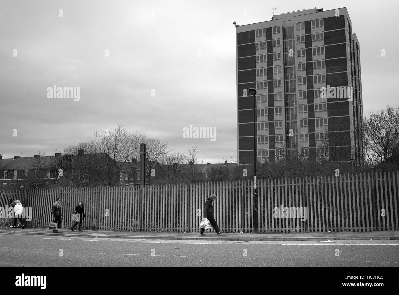 Grafton House from North View, Byker Stock Photo - Alamy