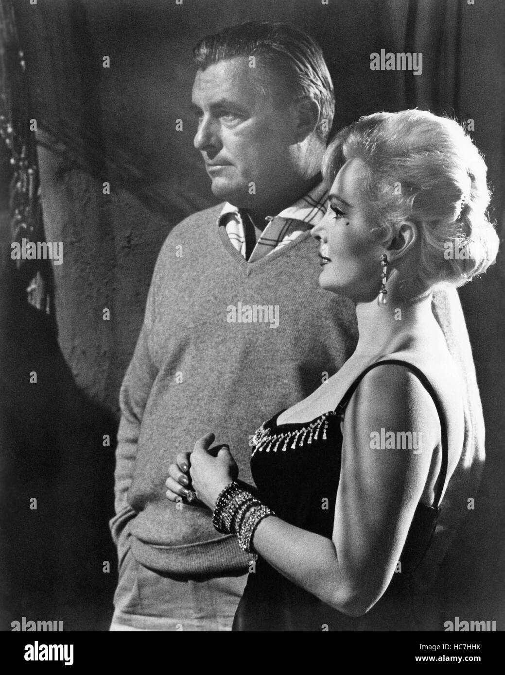 TOUCH OF EVIL, Zsa Zsa Gabor with cameraman Russell Metty between ...