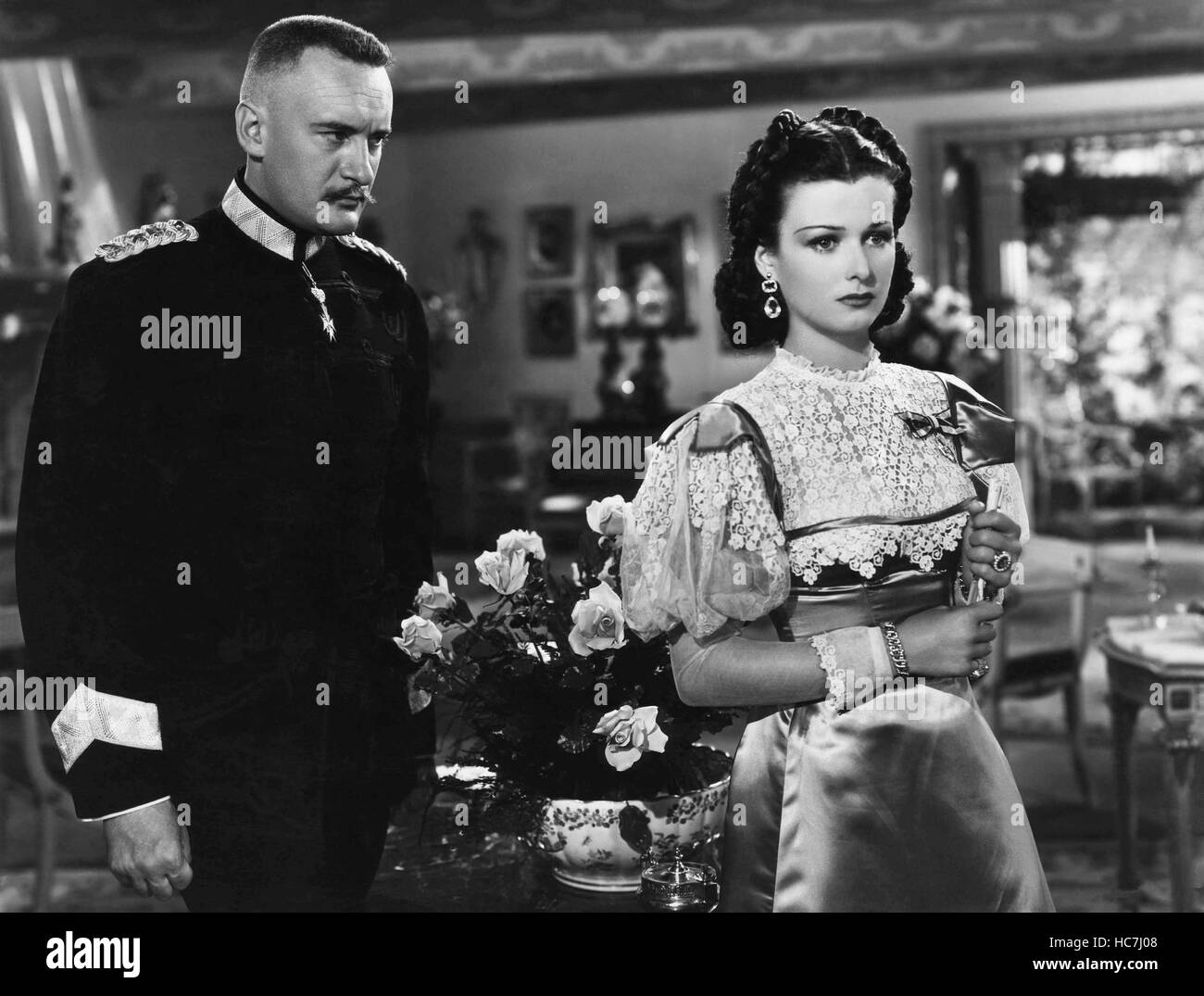 THE SON OF MONTE CRISTO, George Sanders, Joan Bennett, 1940 Stock Photo ...