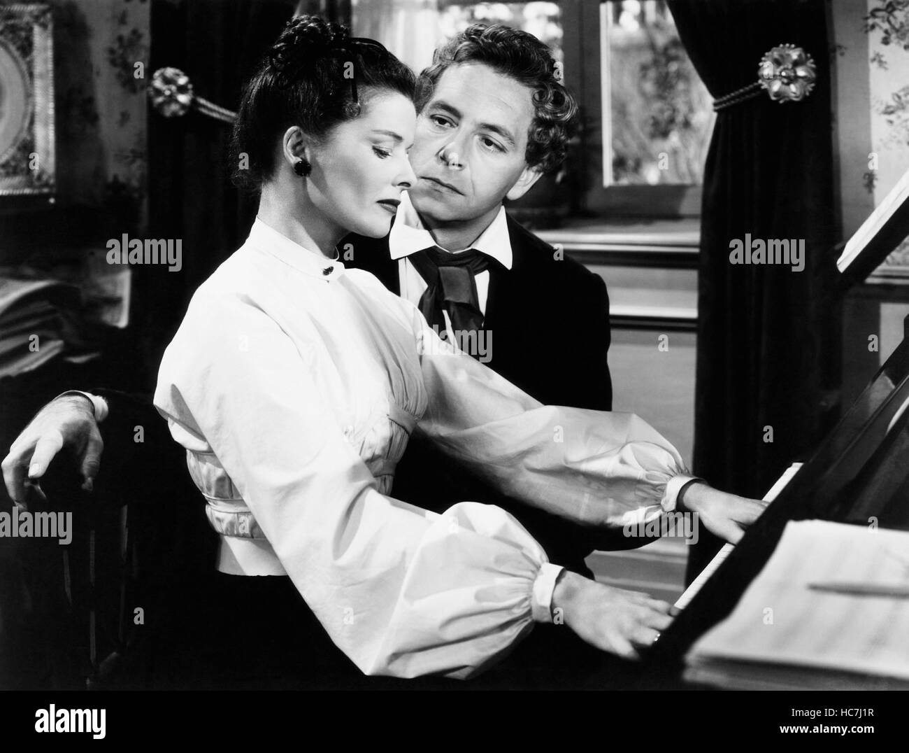 SONG OF LOVE, from left: Katharine Hepburn, Paul Henreid, 1947 Stock ...