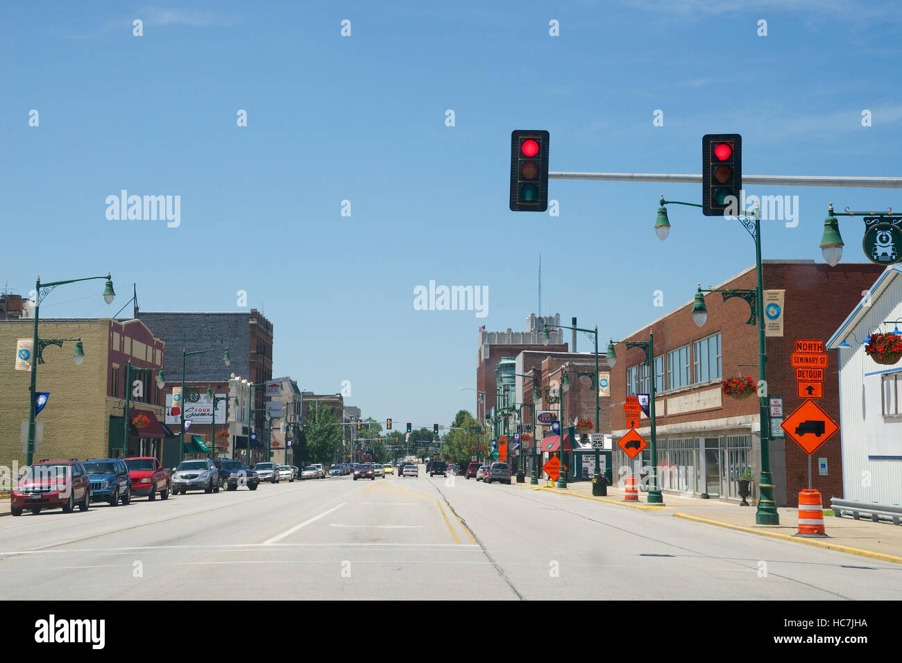 East Main Street, Galesburg, Knox County, Illinois, USA Stock Photo - Alamy