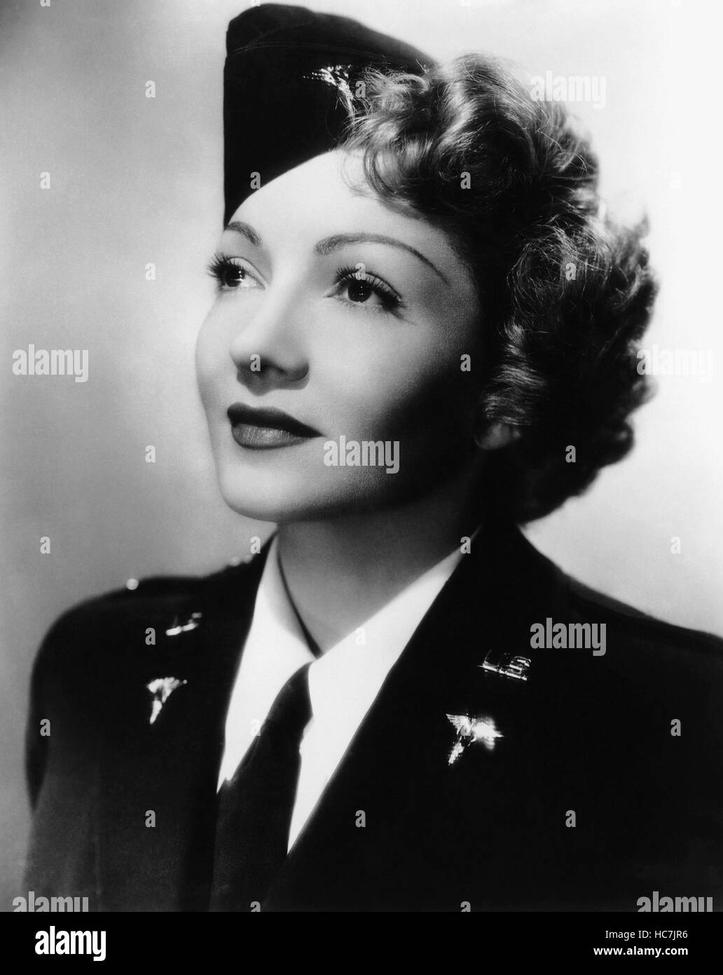 SO PROUDLY WE HAIL, Claudette Colbert, 1943 Stock Photo - Alamy