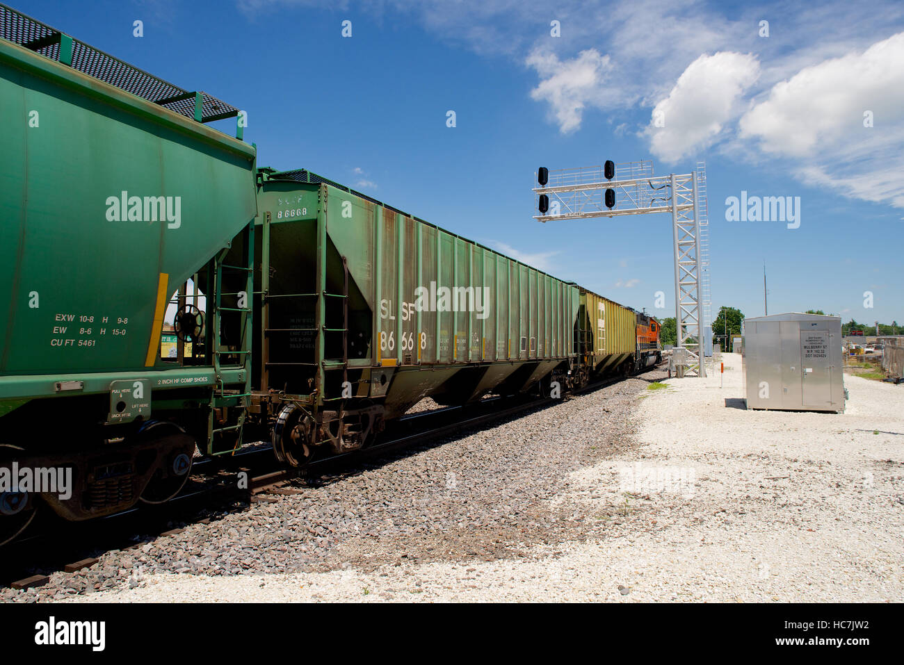 Freight train Galesburg, Knox County, Illinois, USA Stock Photo - Alamy
