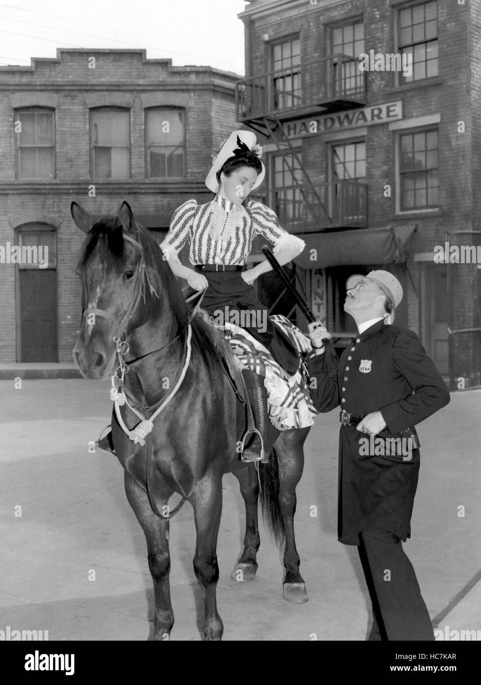 THE STRAWBERRY BLONDE, starlet Peggy Diggins, being scolded by Frank ...