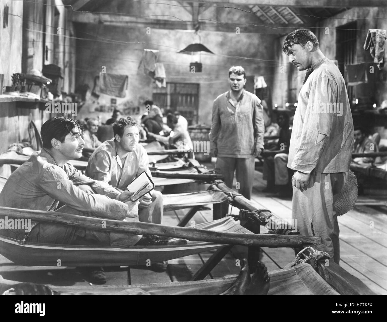 STRANGE CARGO, from left: Clark Gable, Ian Hunter, John Arledge (rear ...