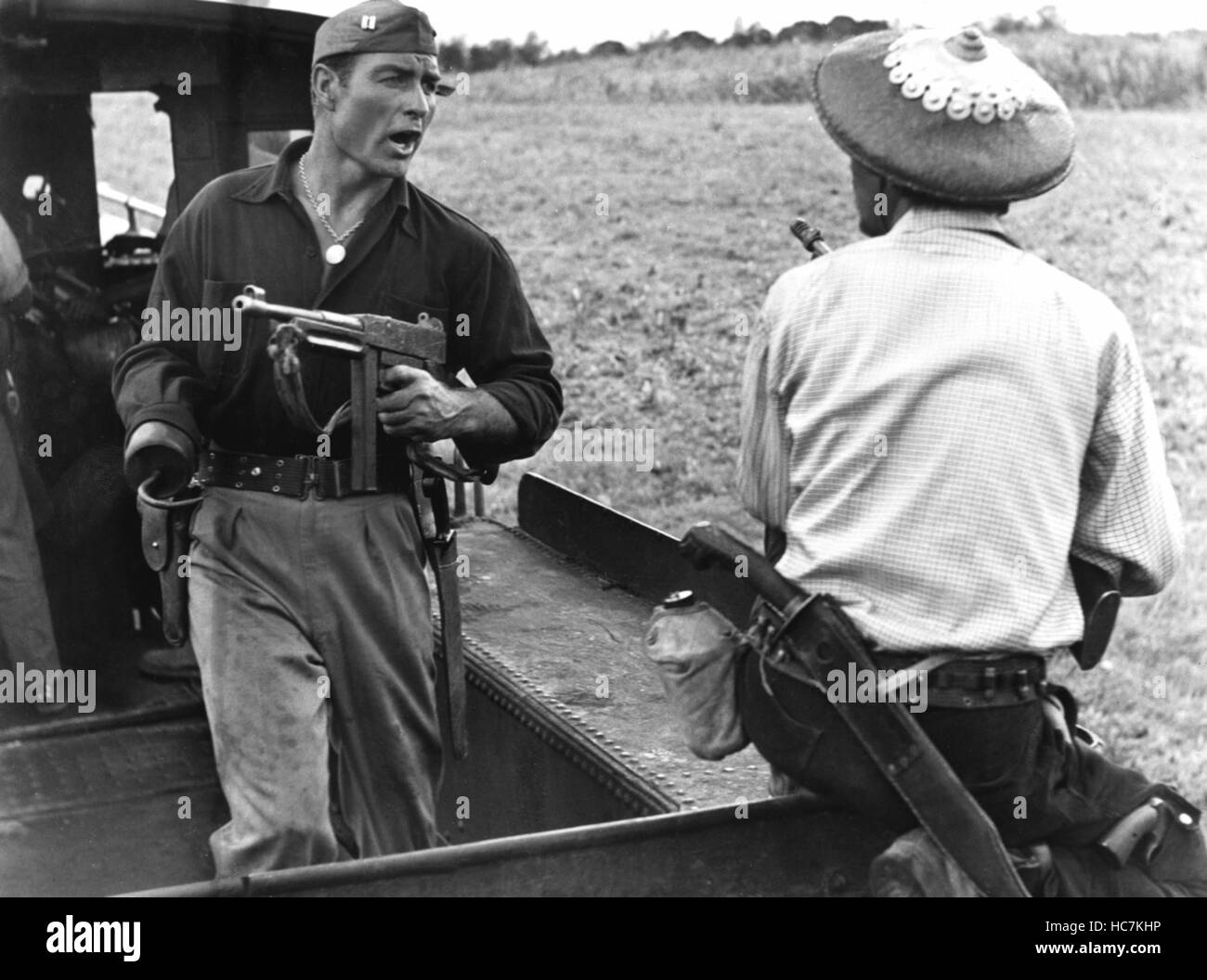 THE STEEL CLAW, George Montgomery, Mario Barri, 1961 Stock Photo - Alamy