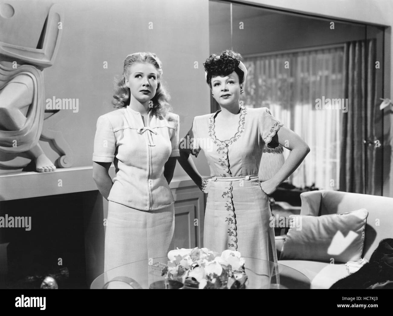 THE STORK CLUB, from left, Betty Hutton, Iris Adrian, 1945 Stock Photo ...
