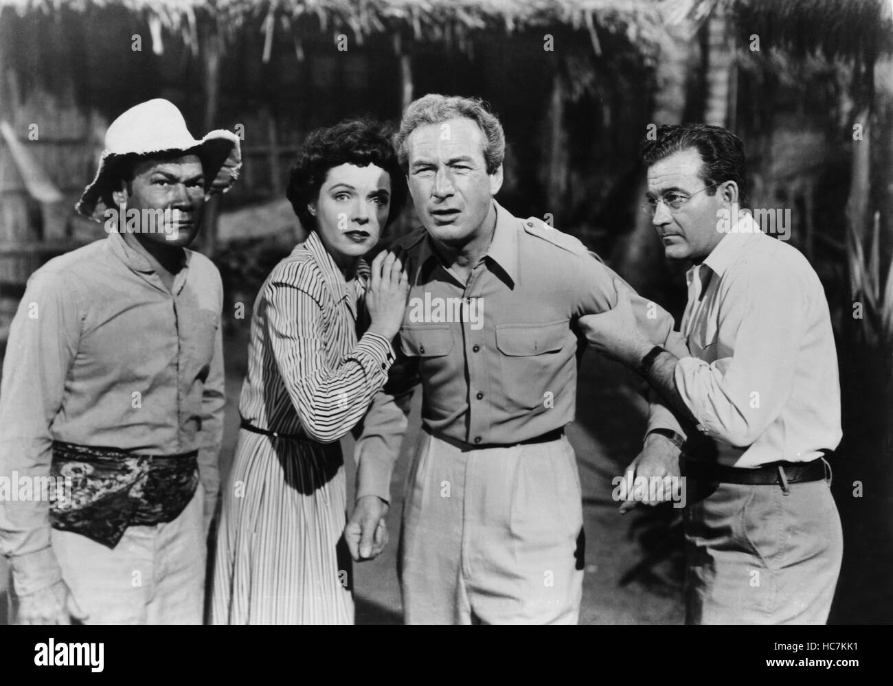 STRANGE CONQUEST, from left, Abner Biberman, Jane Wyatt, Lowell Gilmore ...