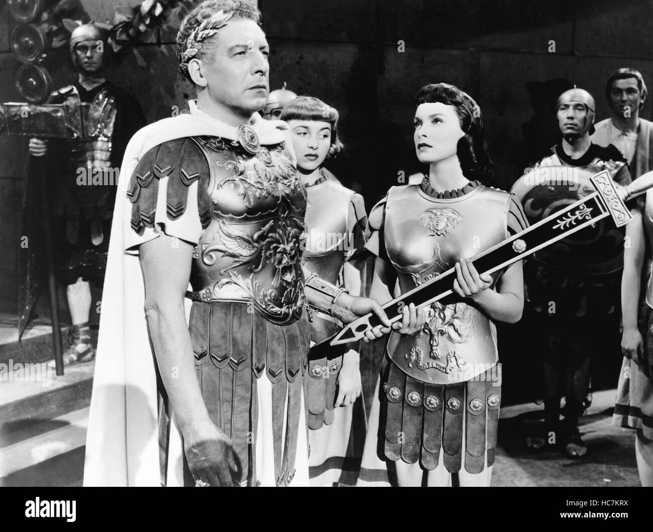 STRICTLY DISHONORABLE, front from left: Ezio Pinza, Janet Leigh, 1951 Stock Photo - Alamy